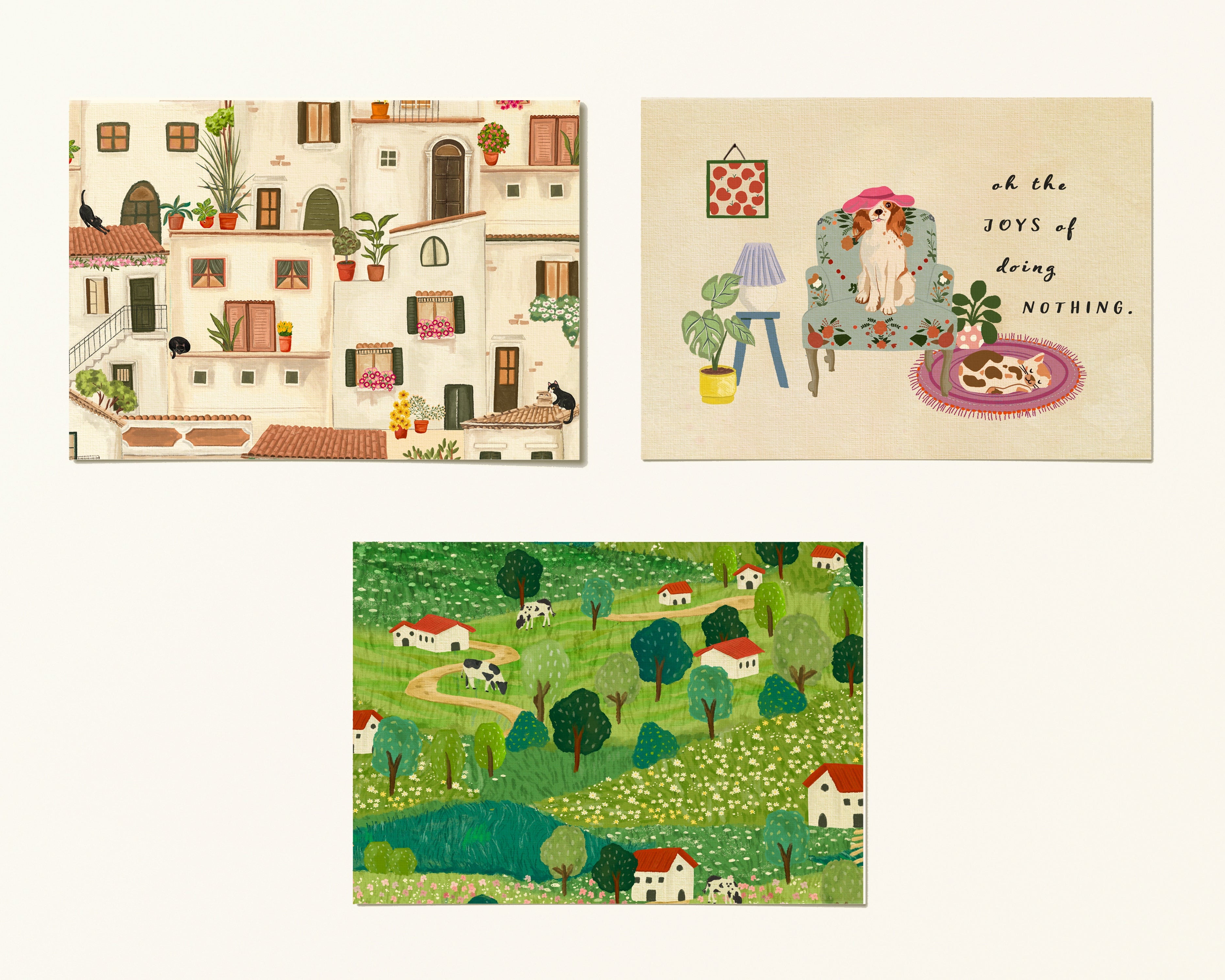 Postcards | Simple Life | Set of 3 – The Deco Story